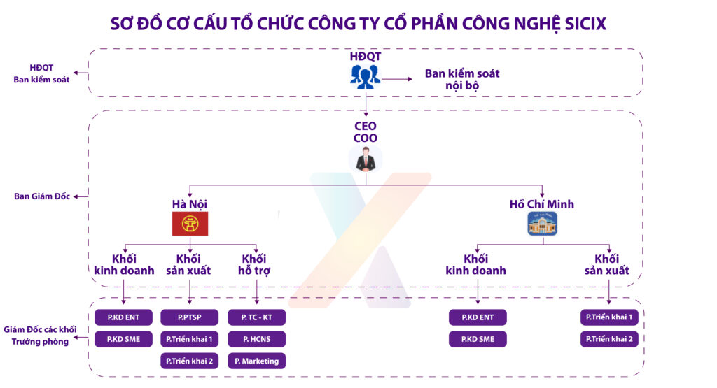 The organizational structure – SICIX | Think Simple – Success Together